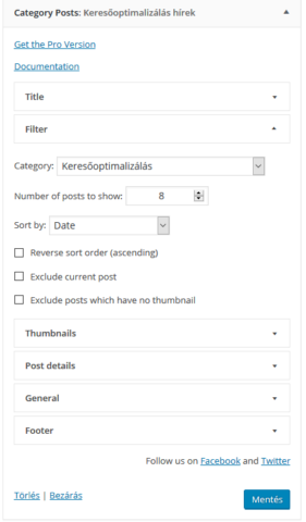 Category Posts Widget - Azonos kategóriába tartozó bejegyzések - Honlapra Fel!